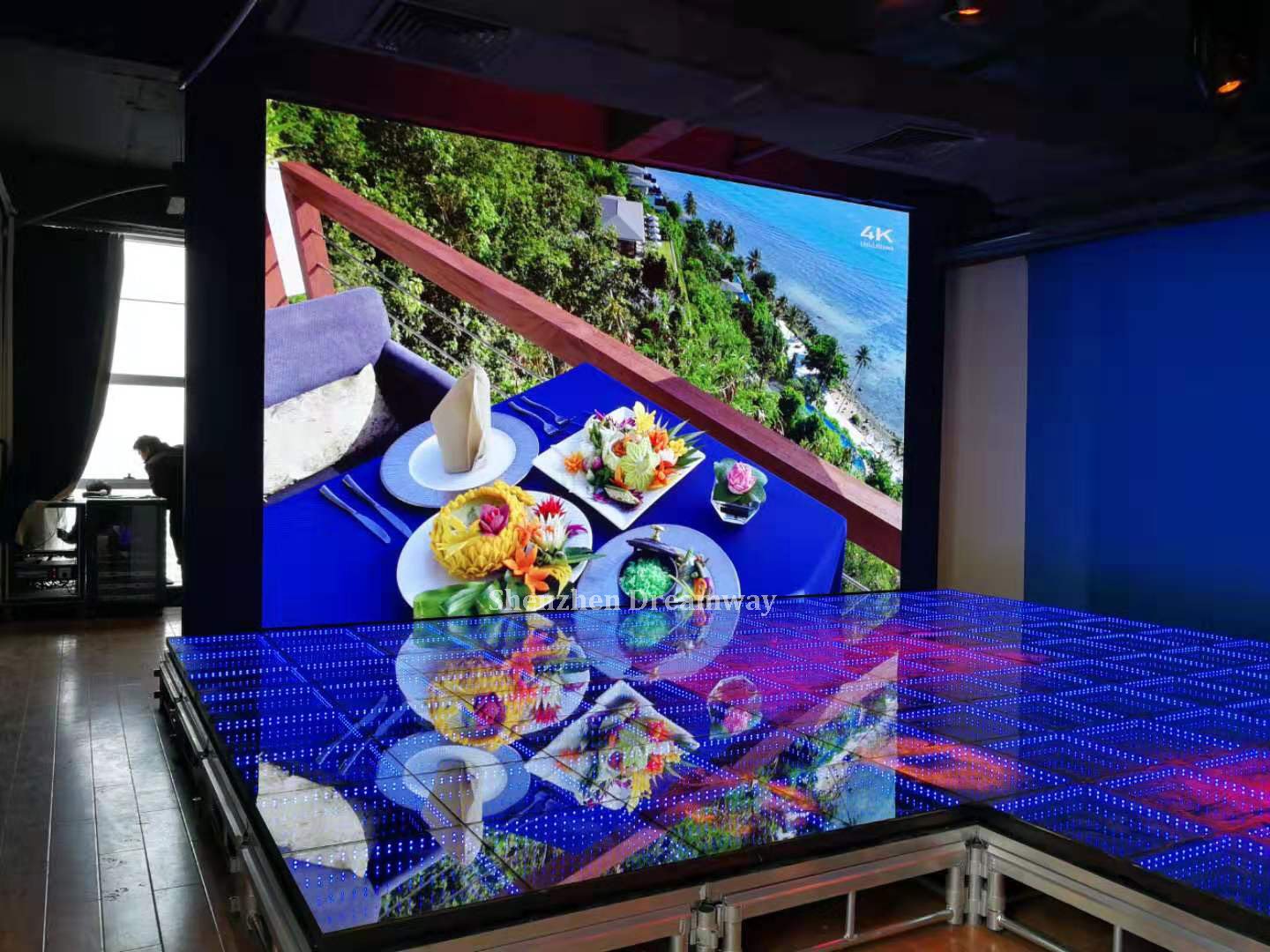 LED Stage Backdrop Rental Screen with 3mm pp in Spain - Dreamway ...